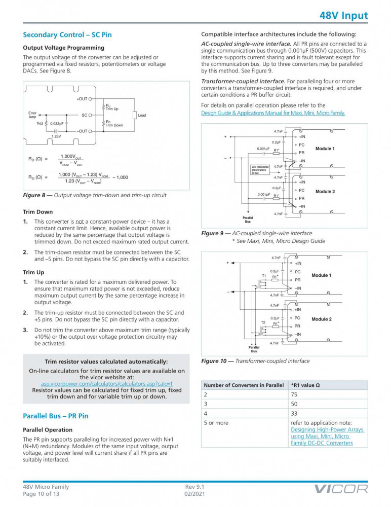 VICOR technical document page 10