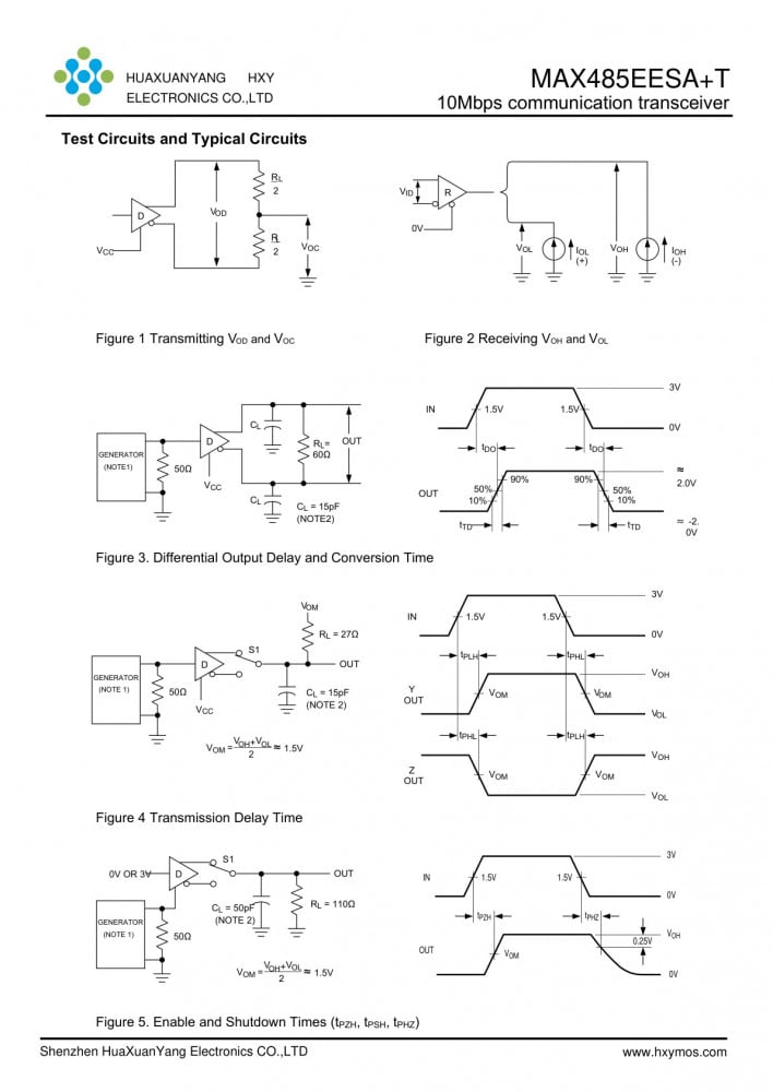 MAX485EESA+T-HXY datasheet page 6
