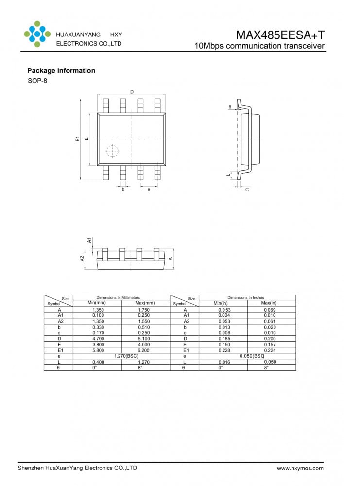 MAX485EESA+T-HXY datasheet page 9