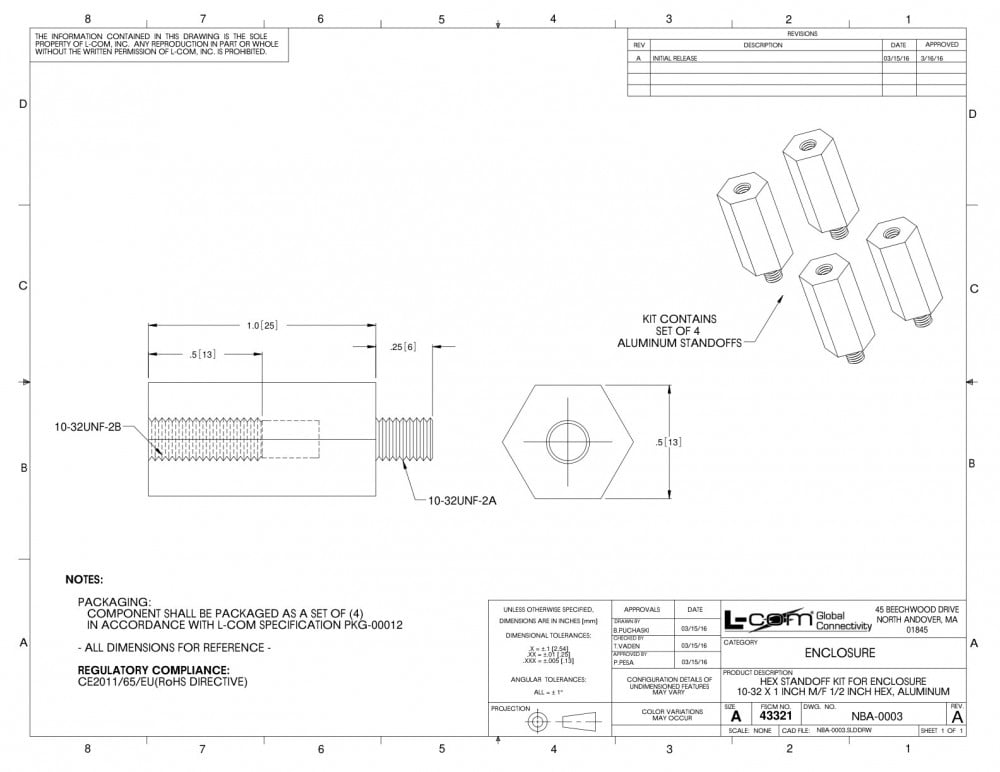 L-com NBA-0003 technical document