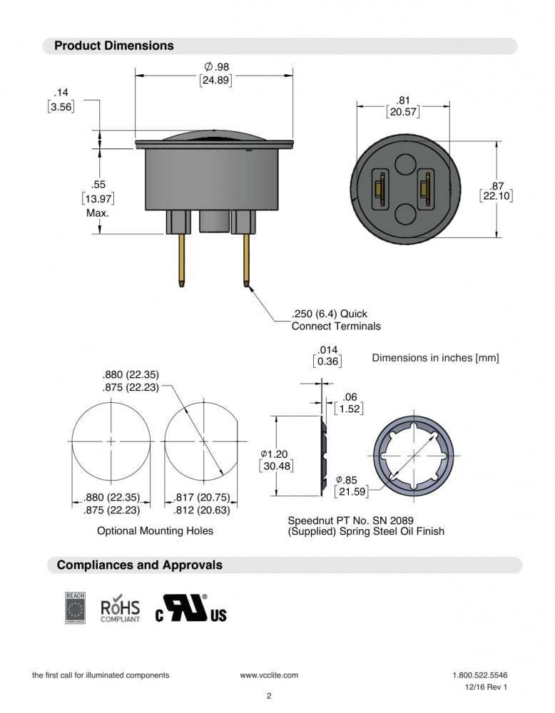 2620QK and 2622QK series product literature, page 2