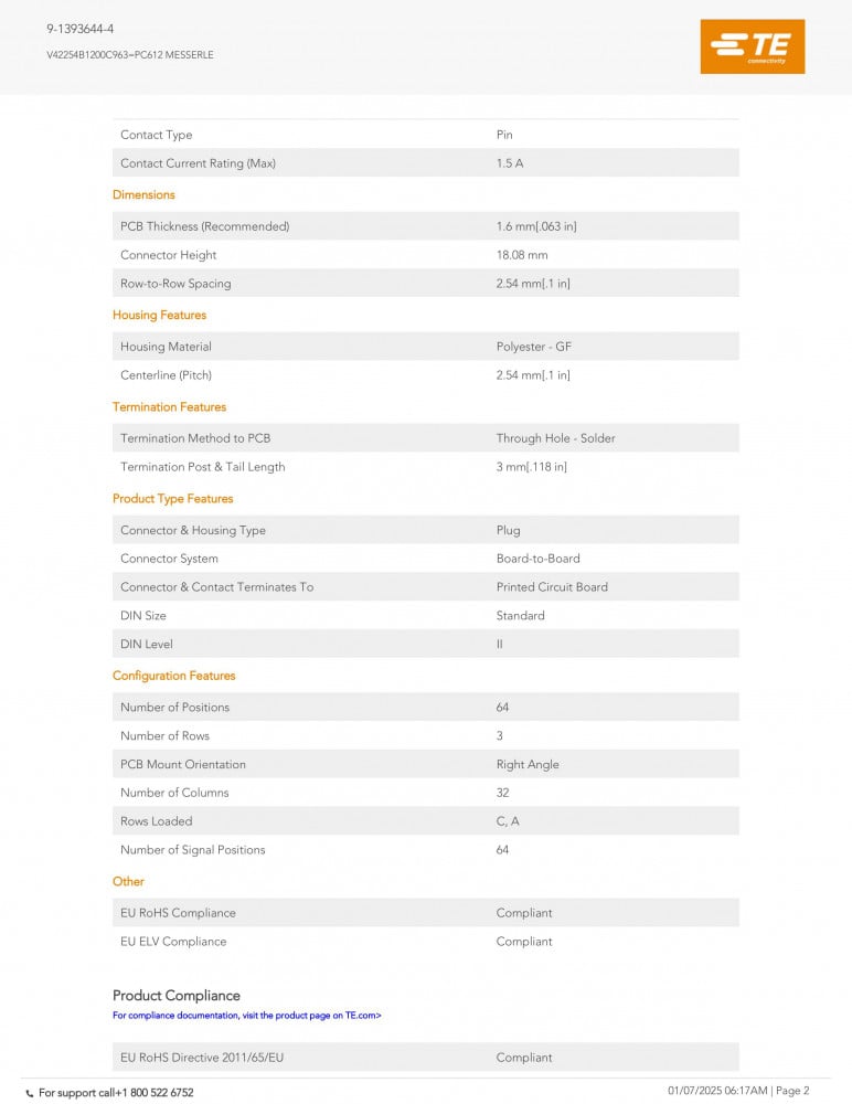 9-1393644-4 technical document page 2