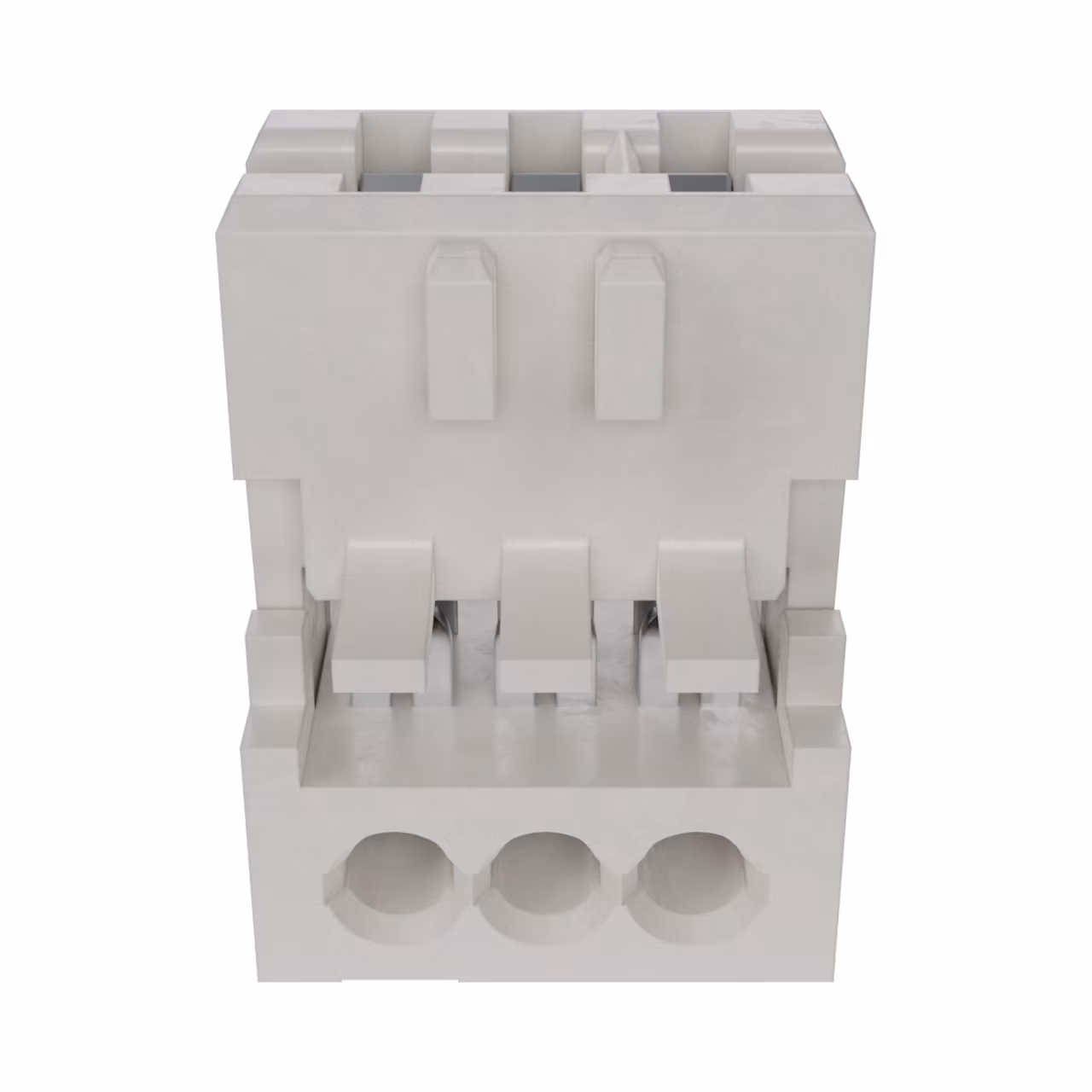 Appli-Mate RAST 2.5 IDT Housing, 2.50mm Pitch, Female, 3 Circuits, Position Keys A and D Removed, Open Endwalls, Polarizing Rib Between 2/3 for sale