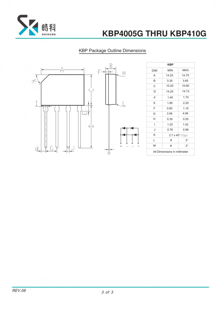 KBP410G datasheet page 3