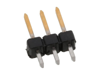 KK 254 Breakaway Header, Vertical, 3 Circuits, 0.76µm Gold (Au) Plating, Mating Pin Length 6.09mm, Bag for sale
