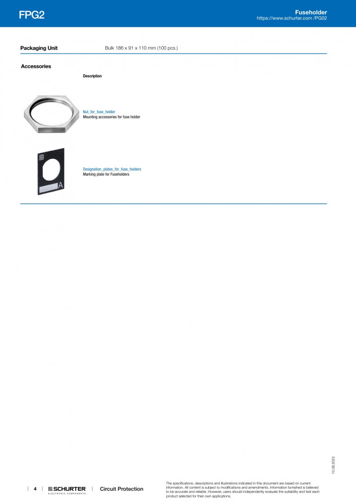 SCHURTER 3101.0120 datasheet page 4