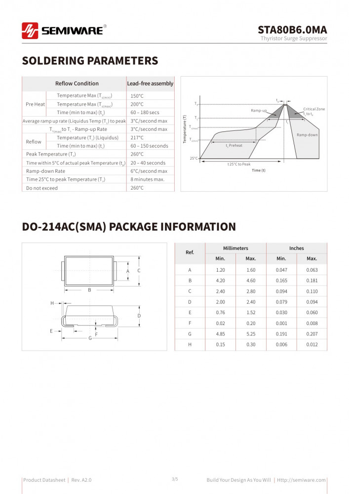 STA80B6.0MA datasheet page 3