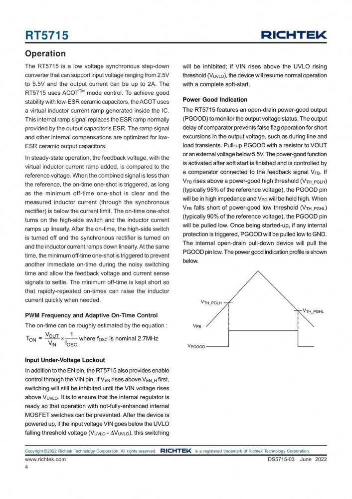 RT5715 technical document page 4