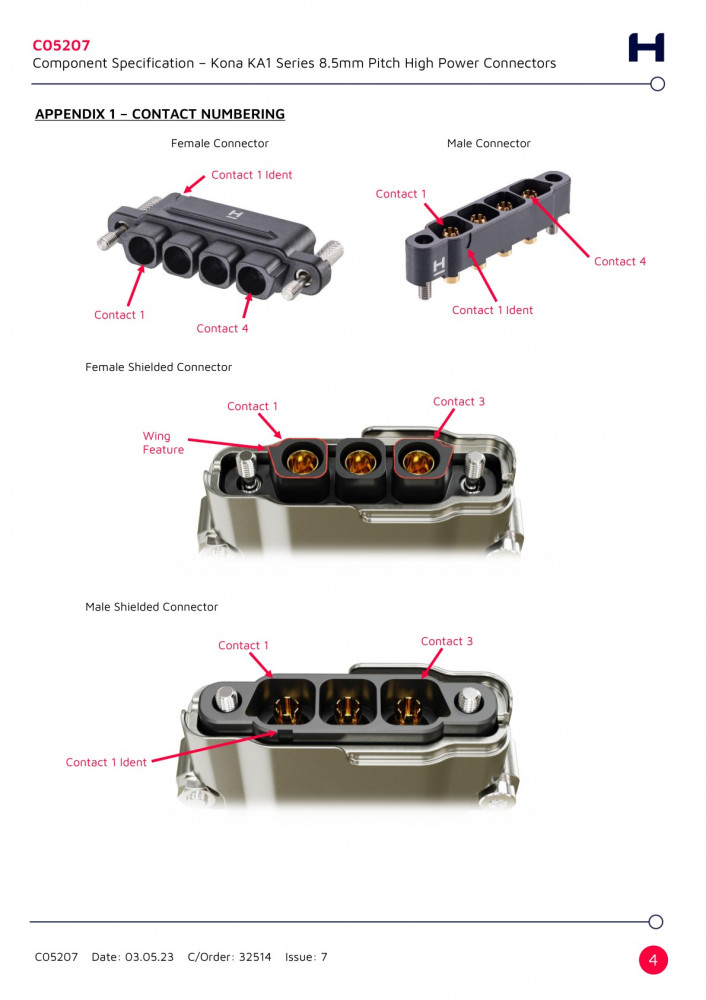 Harwin Kona KA1 specification page 4