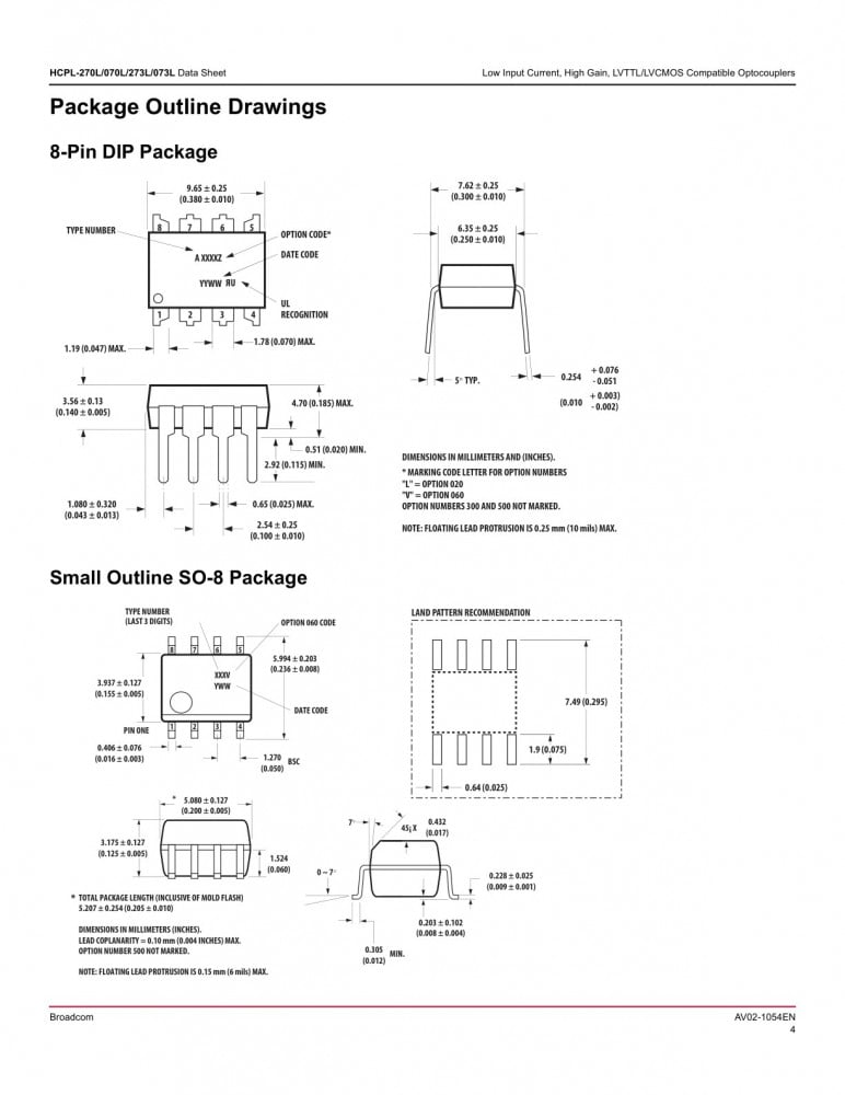 HCPL-070A technical document page 4