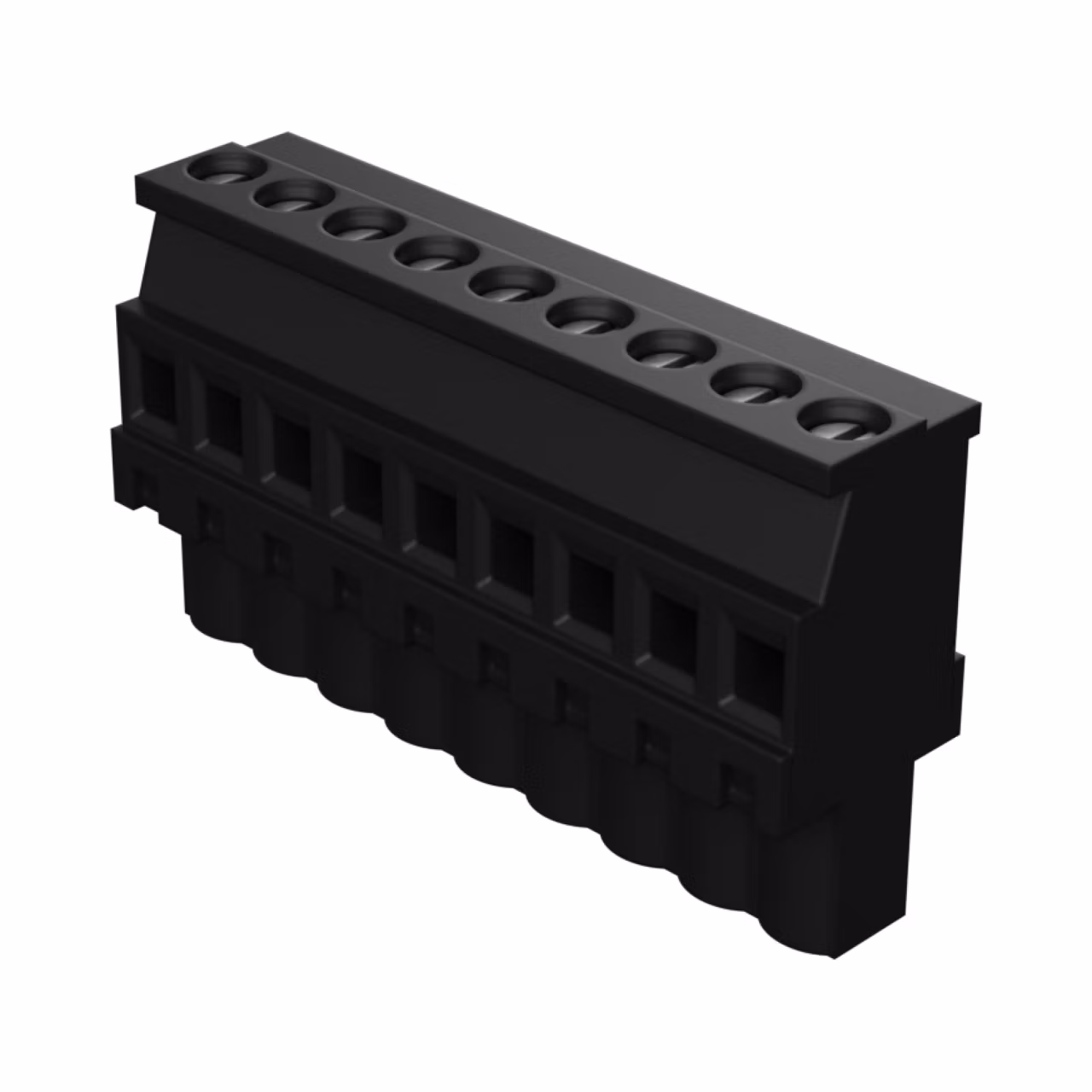 5.08mm Pitch Eurostyle Vertical Plug, Rear Wire Entry, 9 Circuits for sale