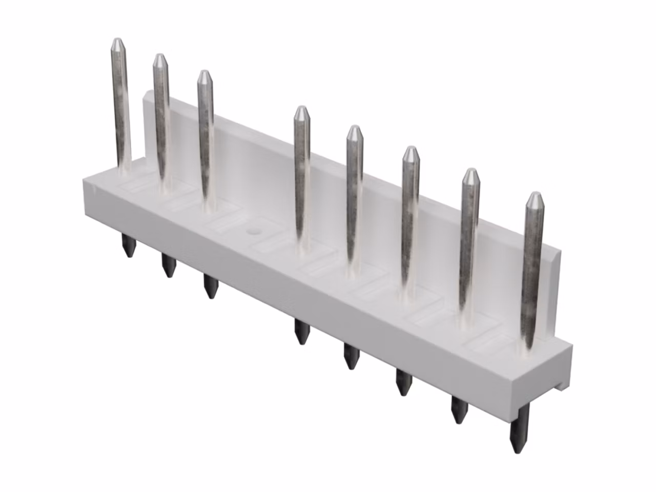 KK Header, Vertical, with Polarizing Backwall, 9 Circuits, Tin (Sn) Plating, Circuit 4 Voided for sale