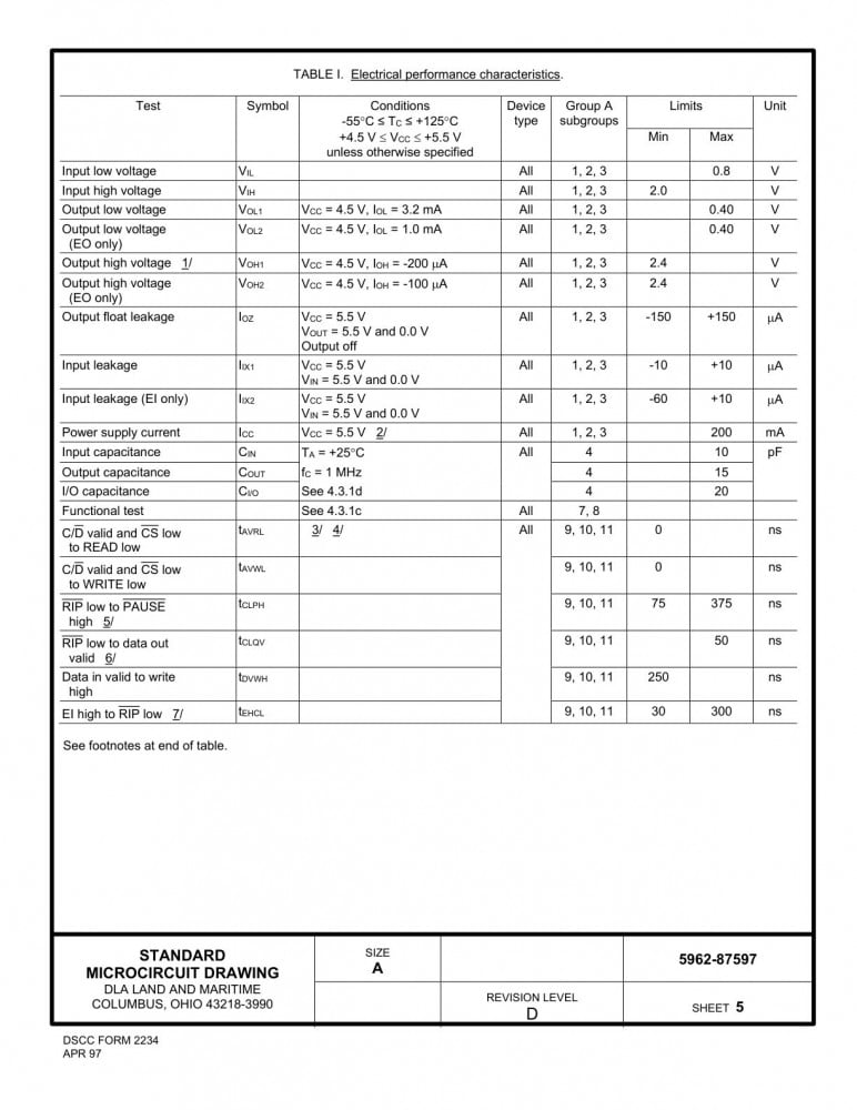 9519A-1PC technical document page 6