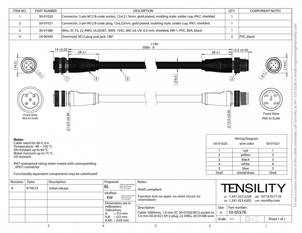 10-05576 product drawing and assembly documentation