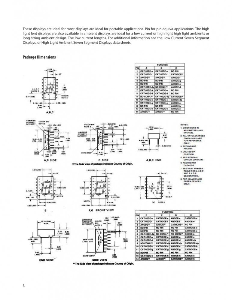 5082-7651 datasheet page 3