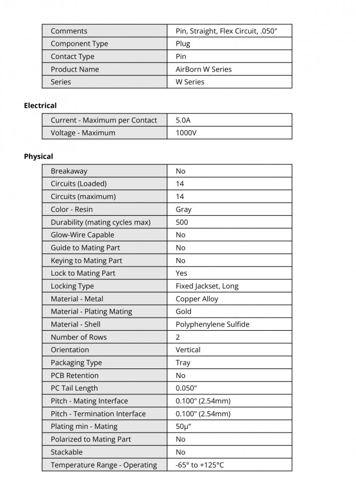 WTAV14PF3JL technical document image 2