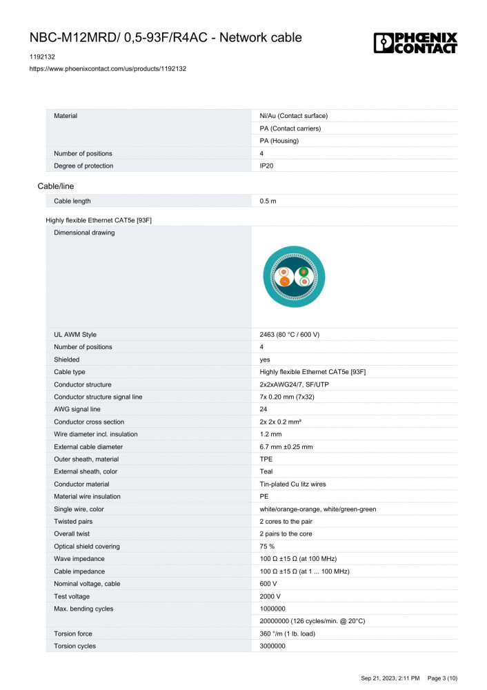 Phoenix Contact 1192132 technical document page 3