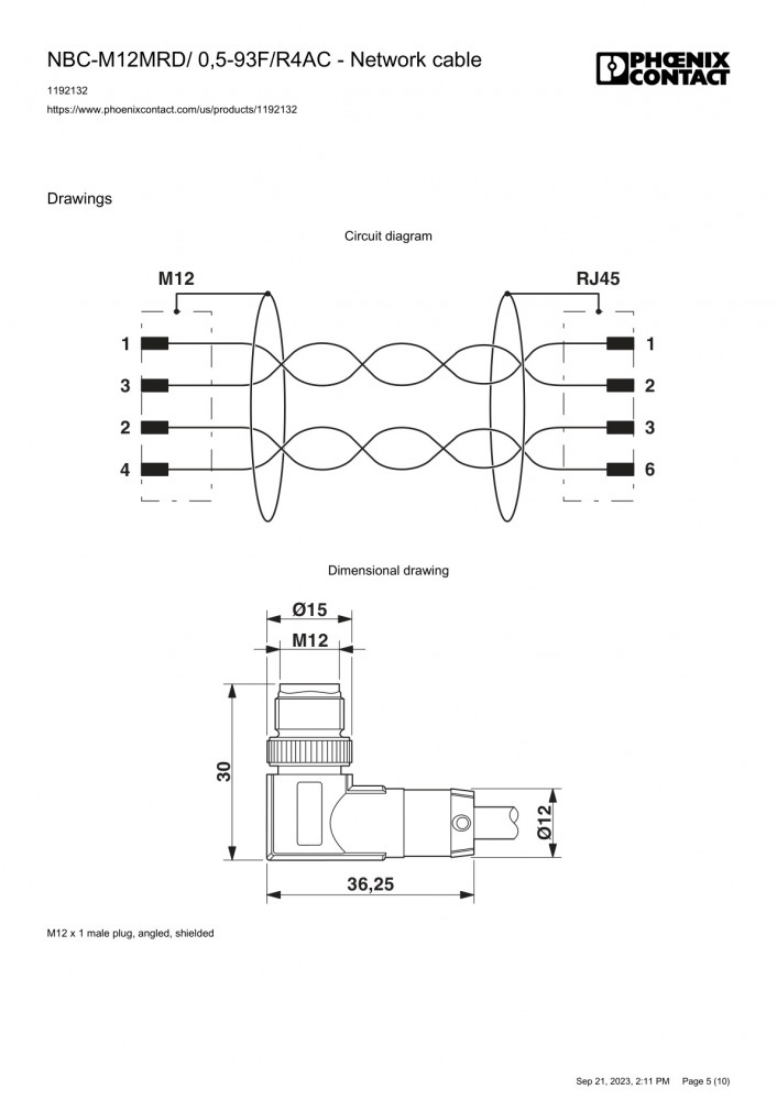 Phoenix Contact 1192132 technical document page 5