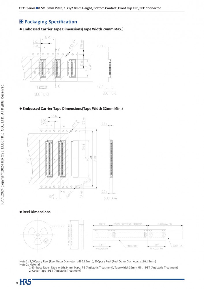 HRS TF31 datasheet page 8