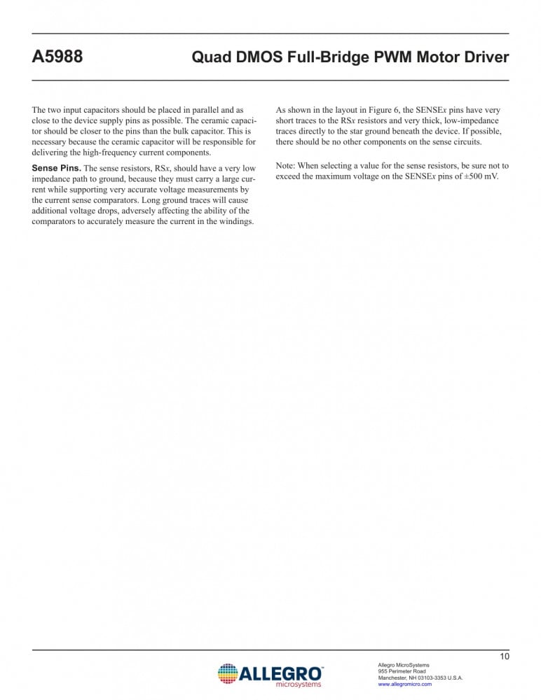 A5988 datasheet page 10