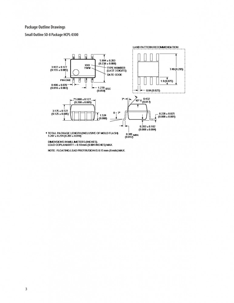 HCPL-0302-060E datasheet page 3
