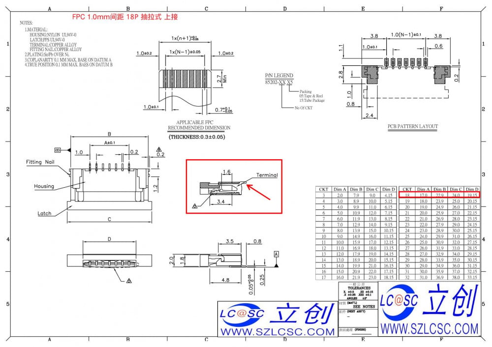 AFA07-S18ECC-00 technical drawing and product reference