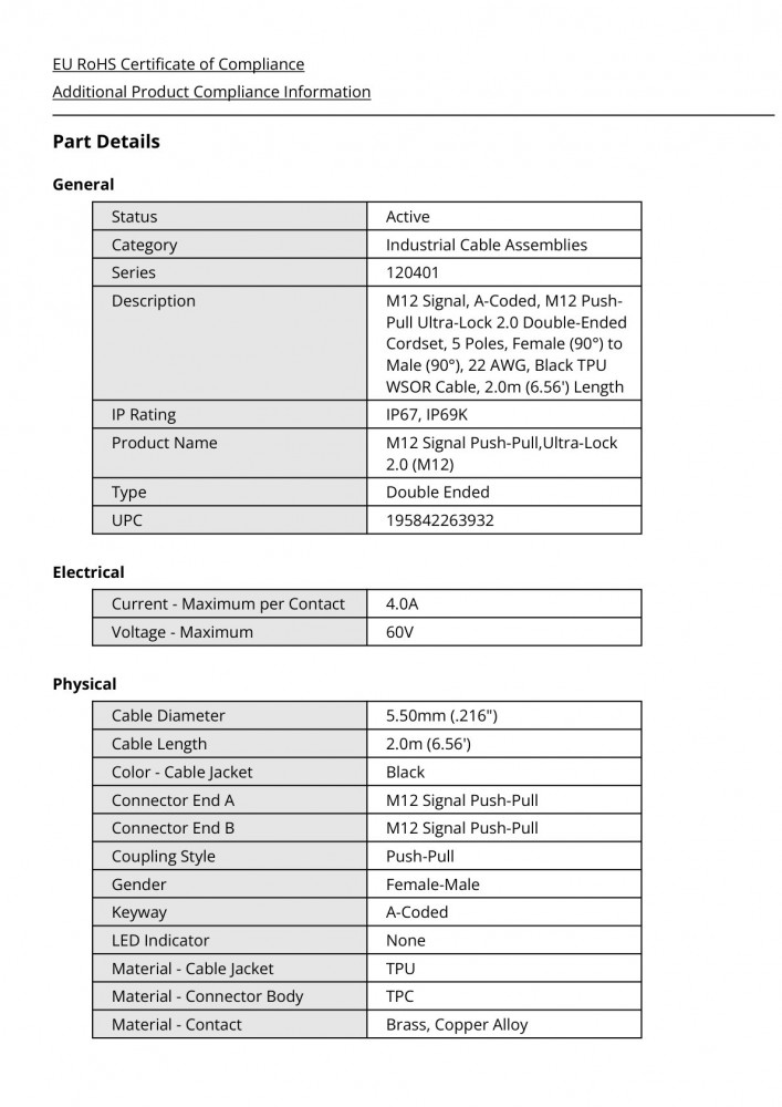 Molex product specification page image 2