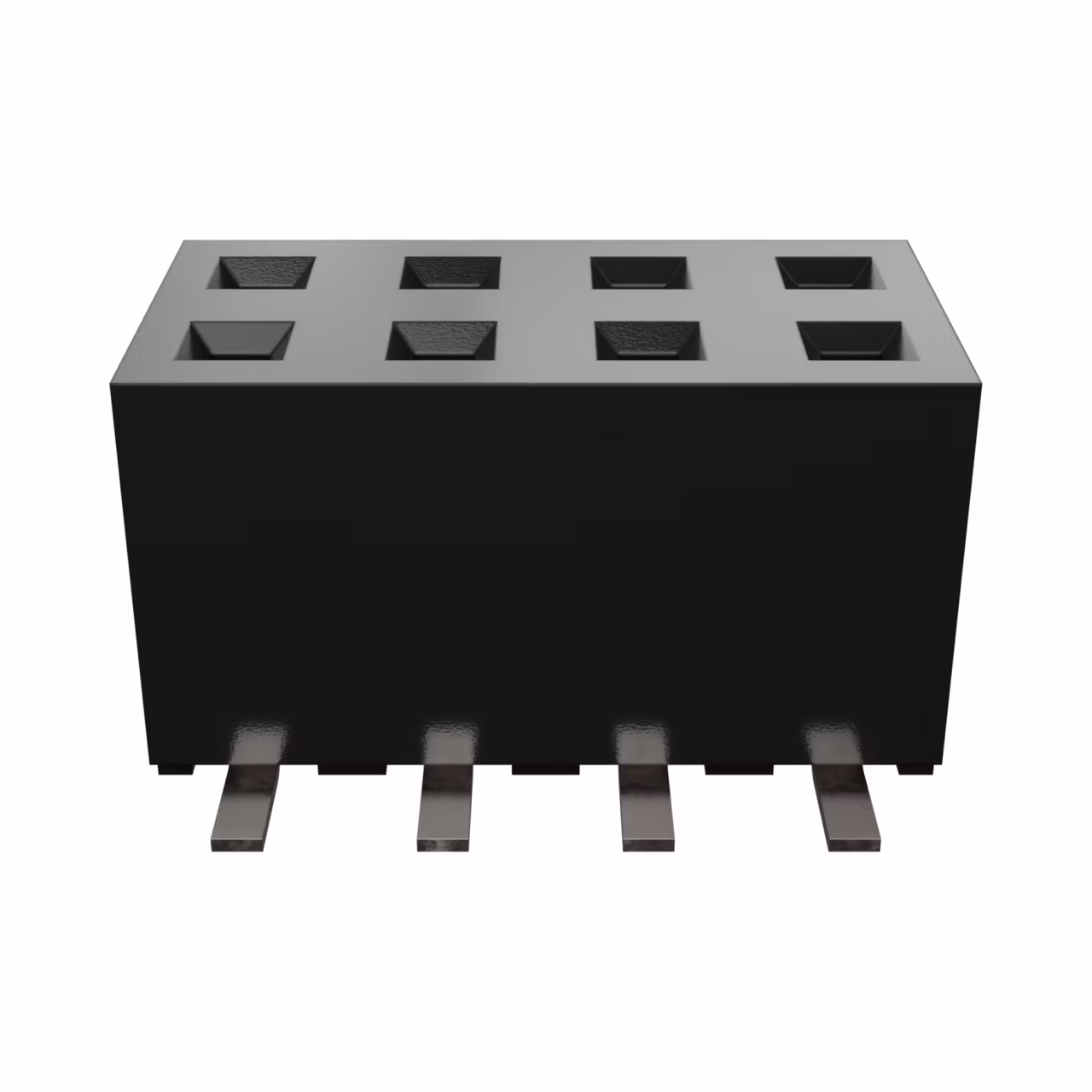 2.00mm Pitch Milli-Grid Receptacle, Surface Mount, Top Entry, 0.38µm Gold (Au) Plating, with Locating Pegs, 8 Circuits, Lead-Free, Tube for sale