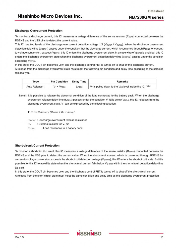 NB7200 technical document page 10
