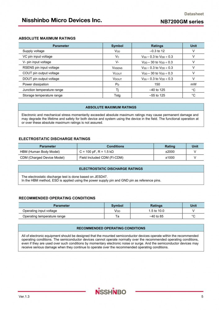 NB7200 technical document page 5