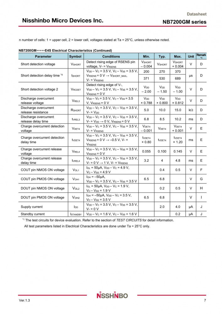 NB7200 technical document page 7