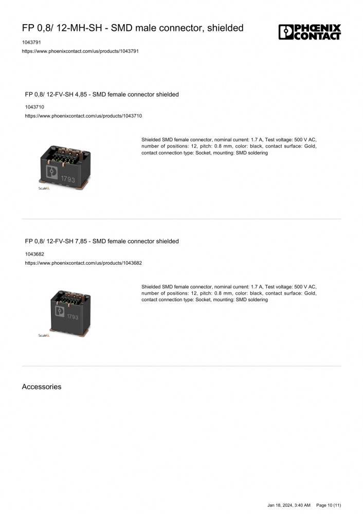 Phoenix Contact 1043791 technical document page 10