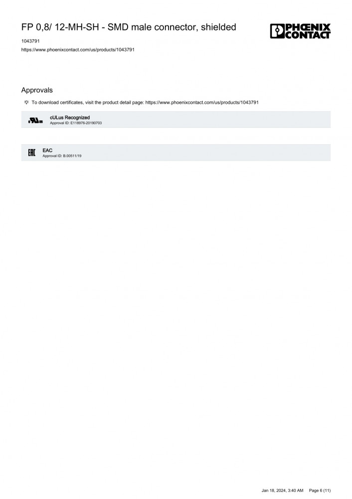Phoenix Contact 1043791 technical document page 6