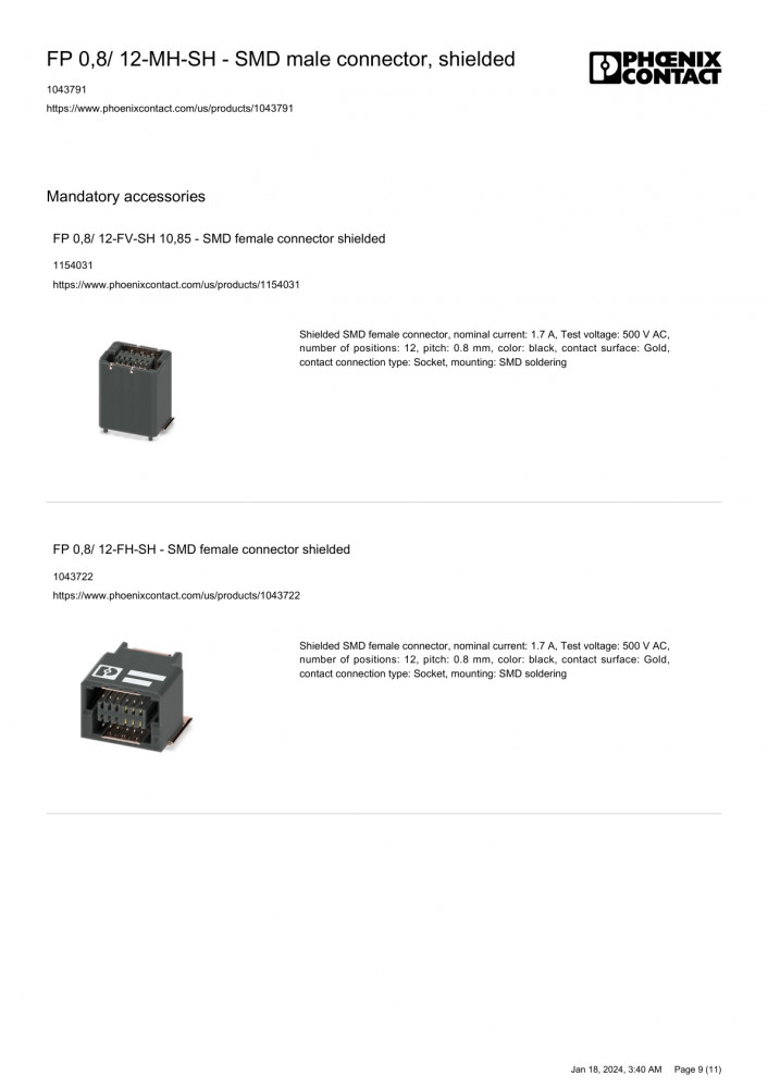 Phoenix Contact 1043791 technical document page 9
