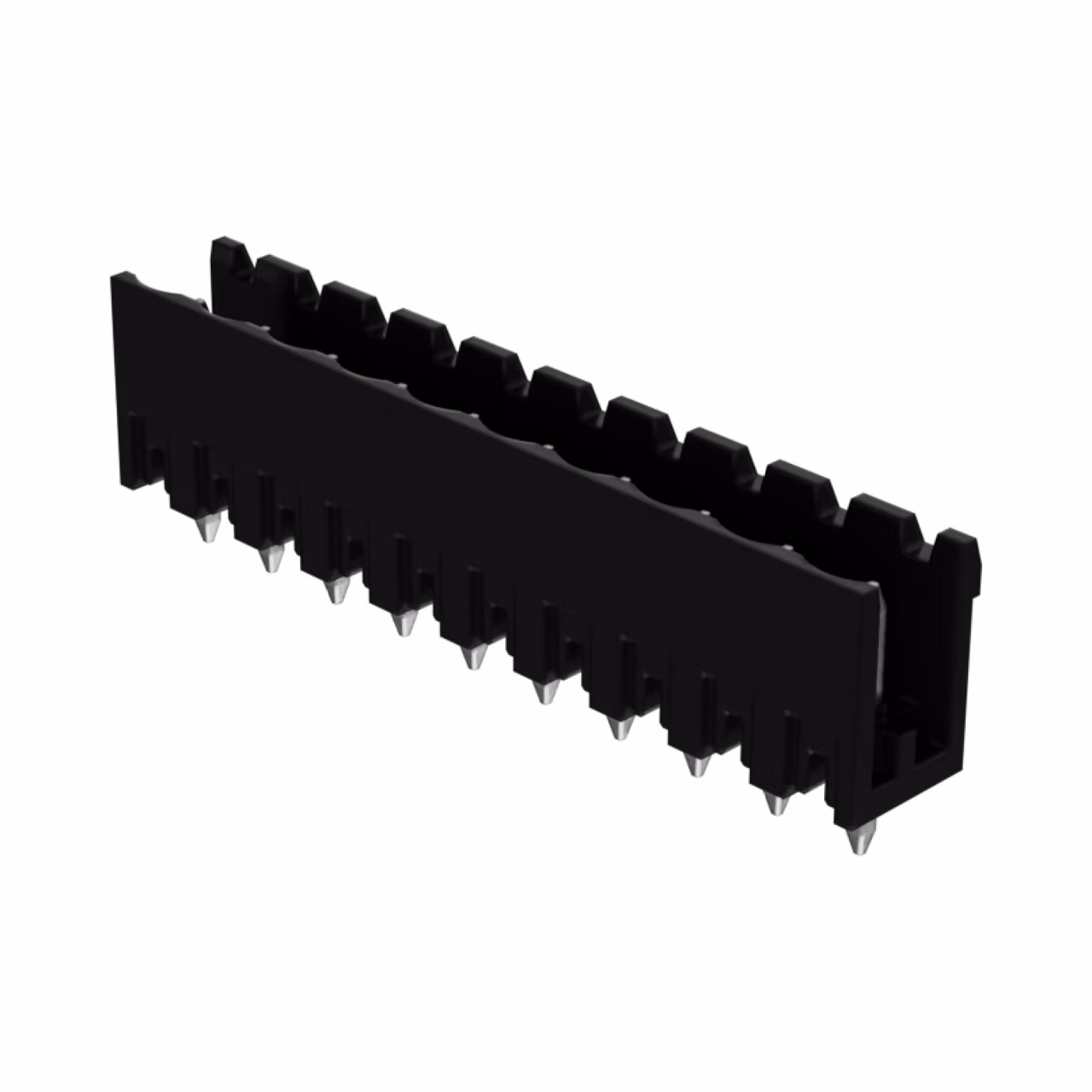 5.08mm Pitch Eurostyle Vertical PCB Header, Open Ends, 10 Circuits for sale