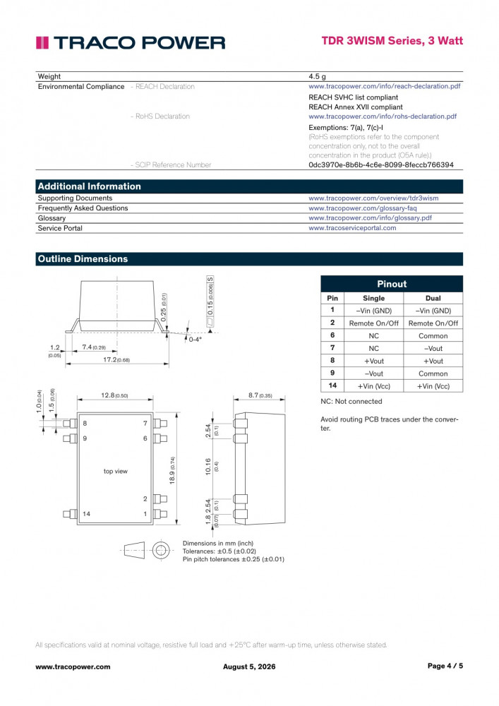 TDR 3WISM technical document page 4
