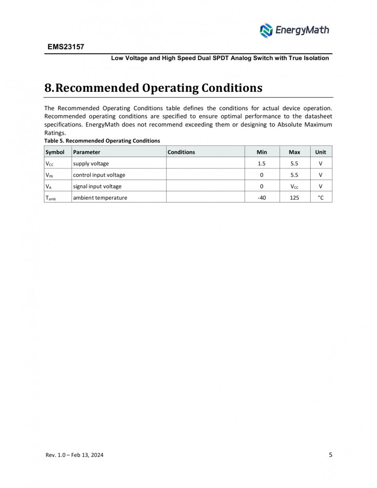 EMS23157MS datasheet page 5