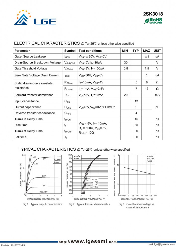 2SK3018 datasheet page 2