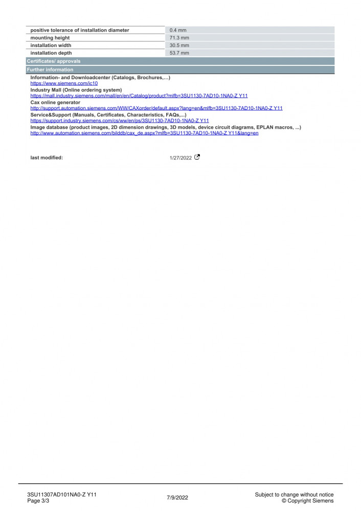 A6X30142597 datasheet page 3