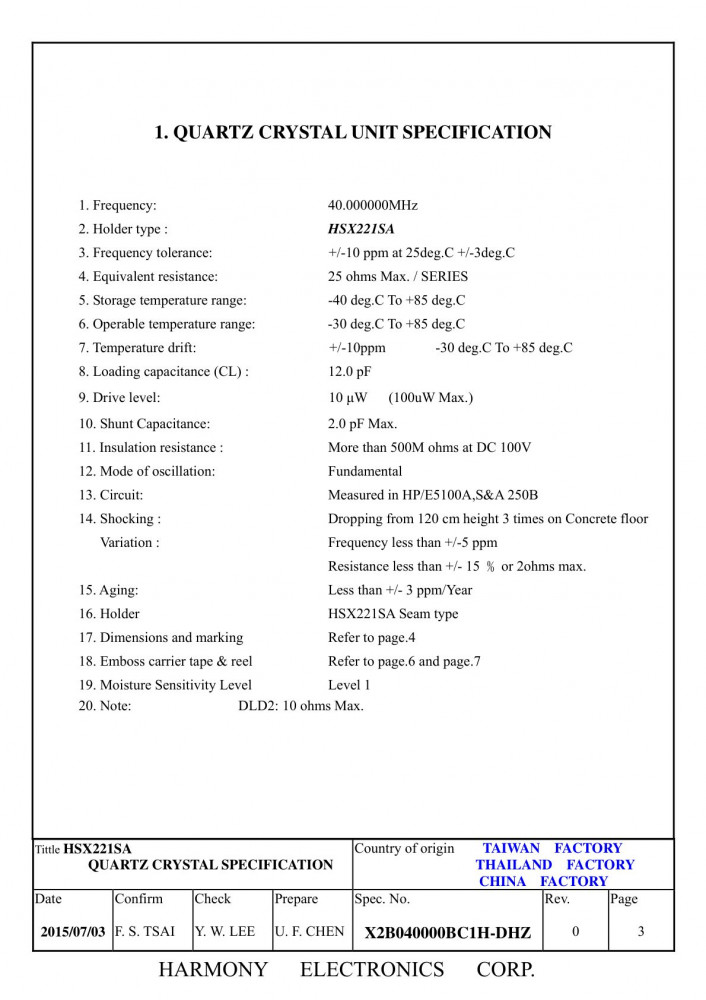 HELE X2B040000BC1H-DHZ datasheet page 3