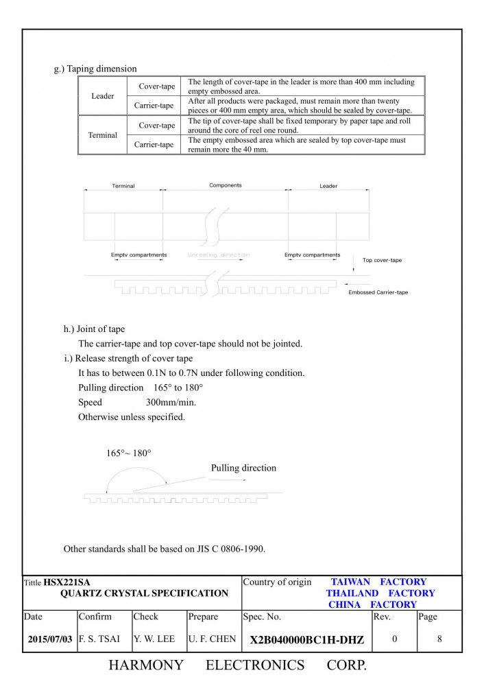 HELE X2B040000BC1H-DHZ datasheet page 8