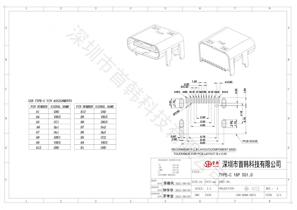 TYPE-C 16P DG1.0 document page 2