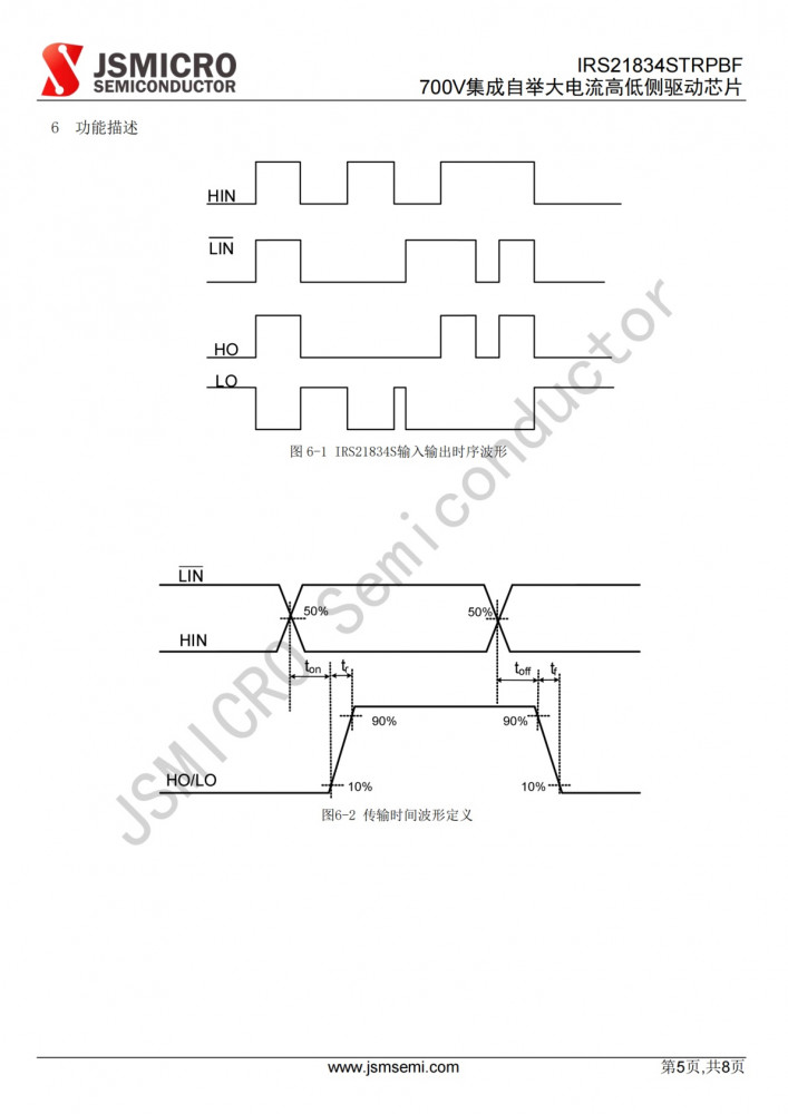 IRS21834STRPBF-JSM technical document page 5