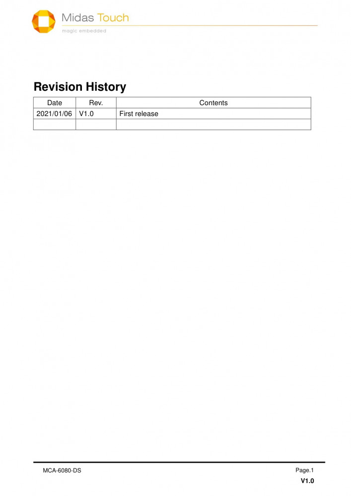 MCA-6080 datasheet page 2