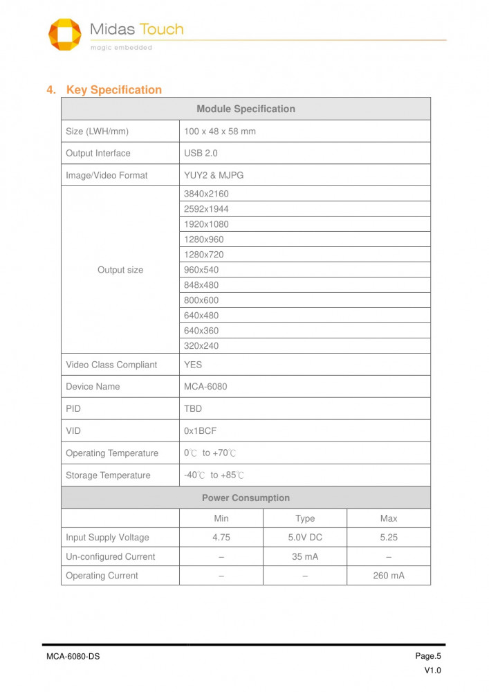 MCA-6080 datasheet page 6