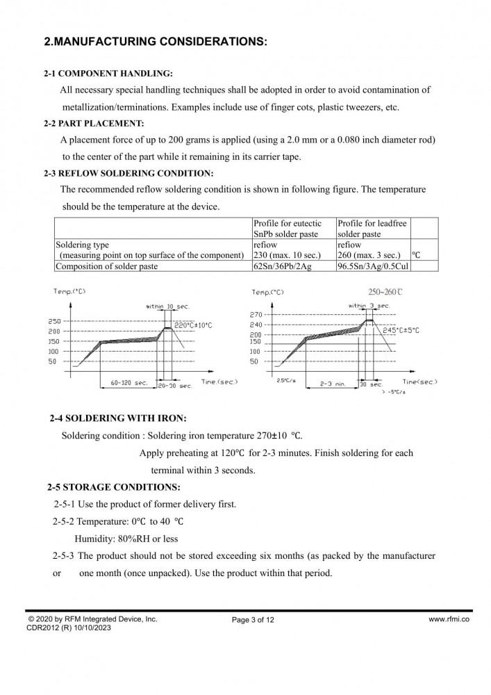 CDR2012 technical document page 3