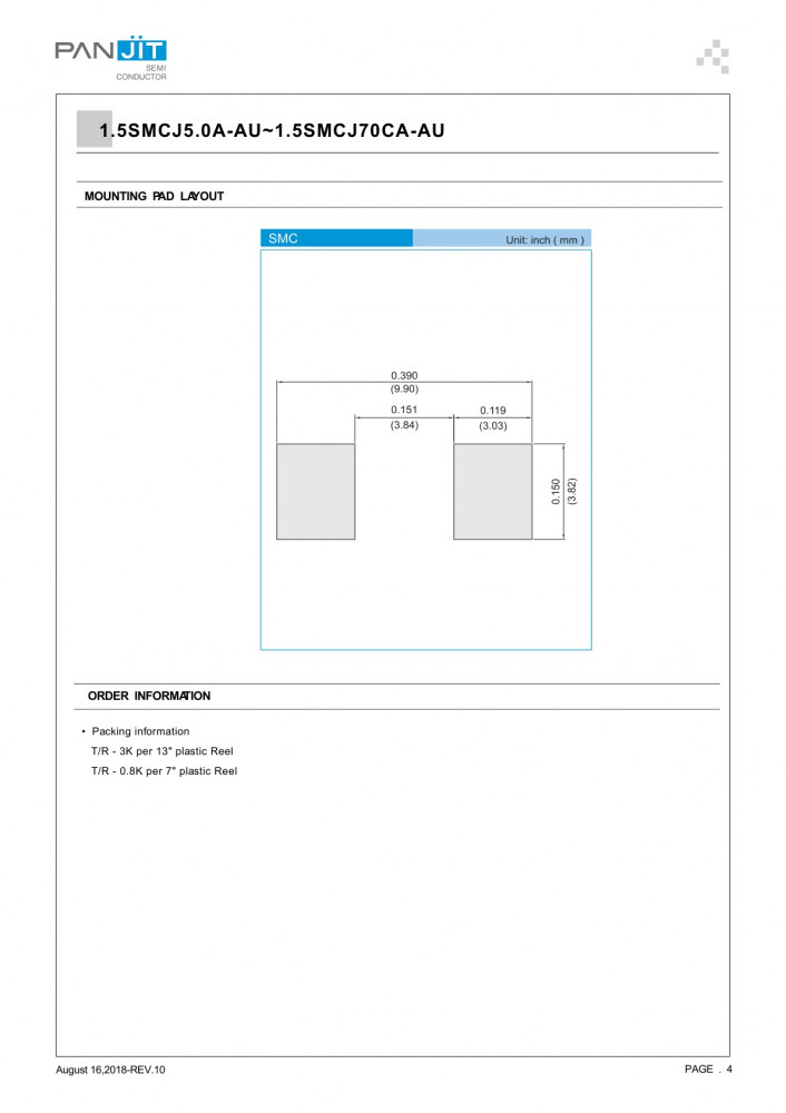 PANJIT TVS datasheet page 4