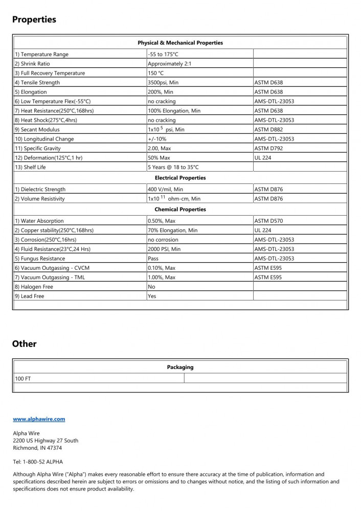 FCLR1/16 CL005 technical document page 2