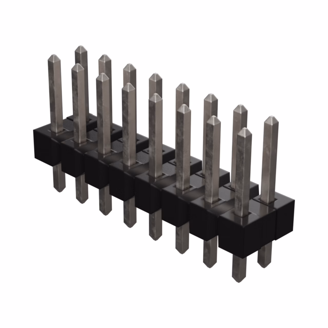 C-Grid Header, 2.54mm Pitch, Through Hole, Dual Row, Vertical, 16 Circuits, 2.54µm Tin (Sn) Plating, Tray Packaging, Lead-Free for sale