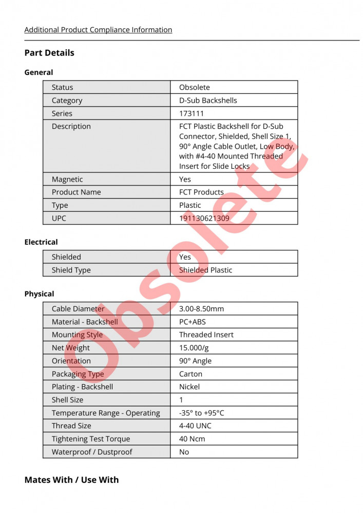 MOLEX 1731110608 drawing, page 2